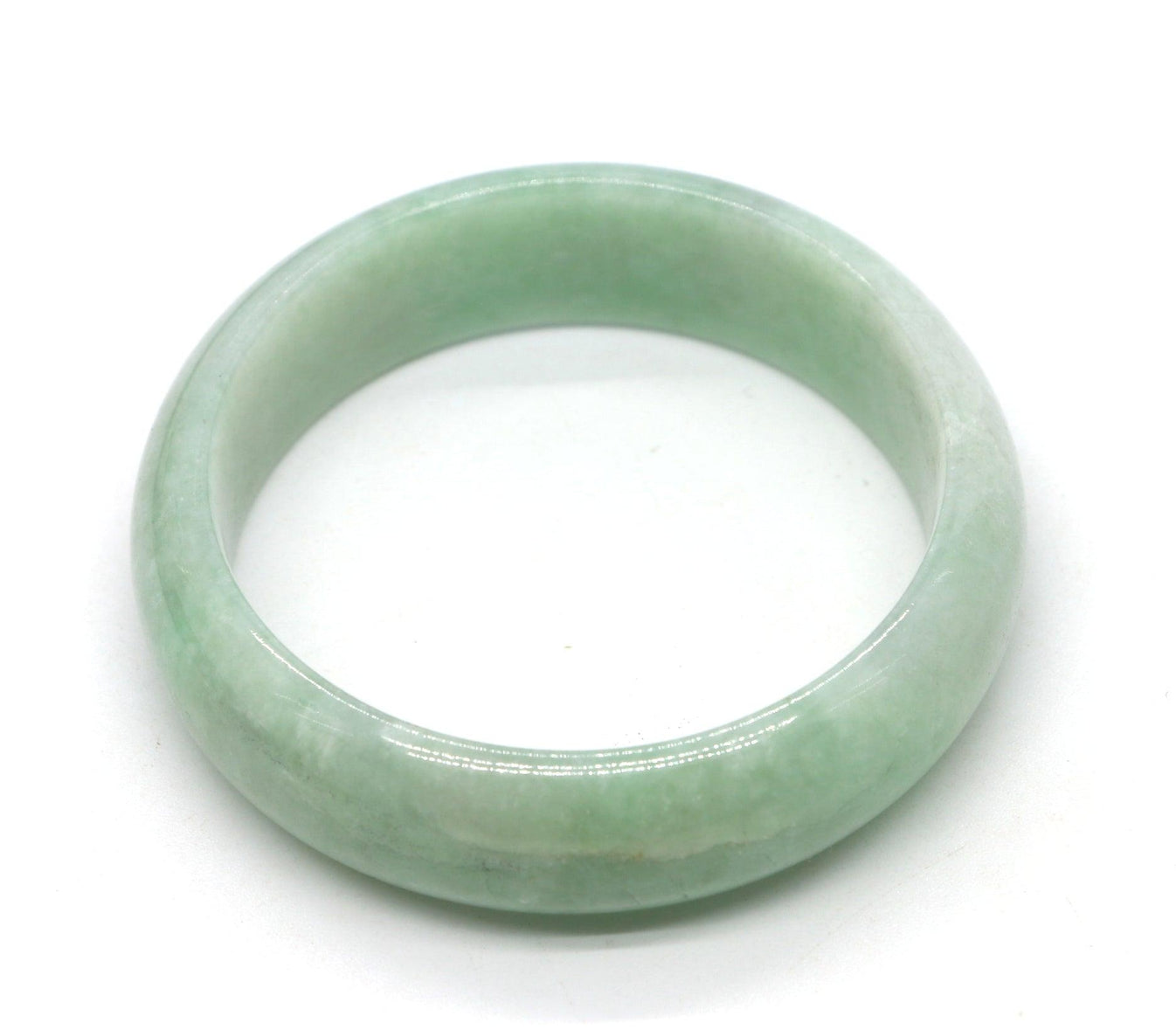 Type A Certified Jadeite Jade Bangle Size 54 -56mm B0BN7JBF56 – Jade ...