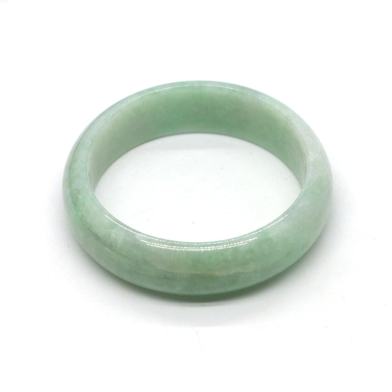 Type A Certified Jadeite Jade Bangle Size 54 -56mm B0BN7JBF56 – Jade ...