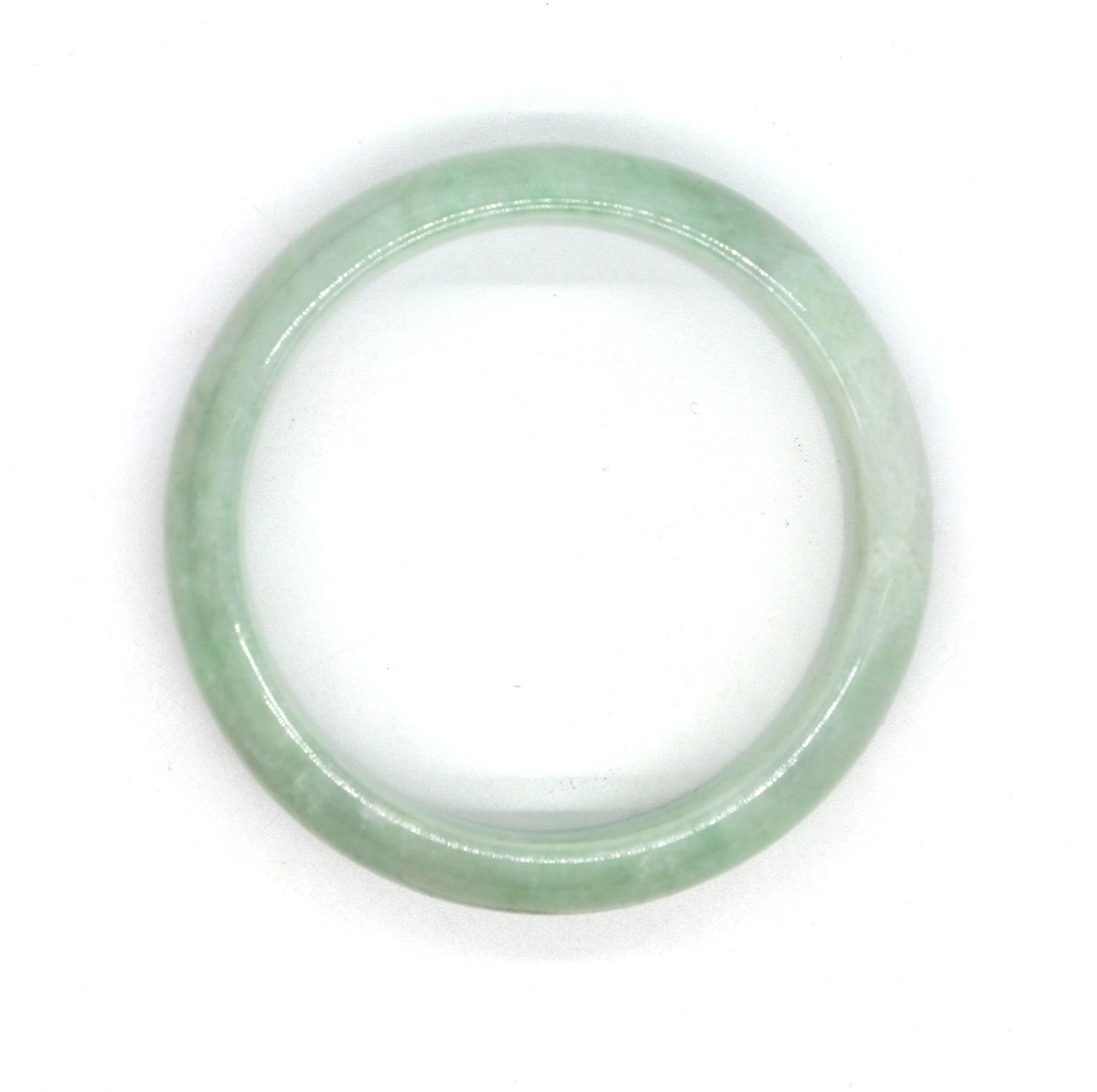 Type A Certified Jadeite Jade Bangle Size 54 -56mm B0BN7JBF56 – Jade ...